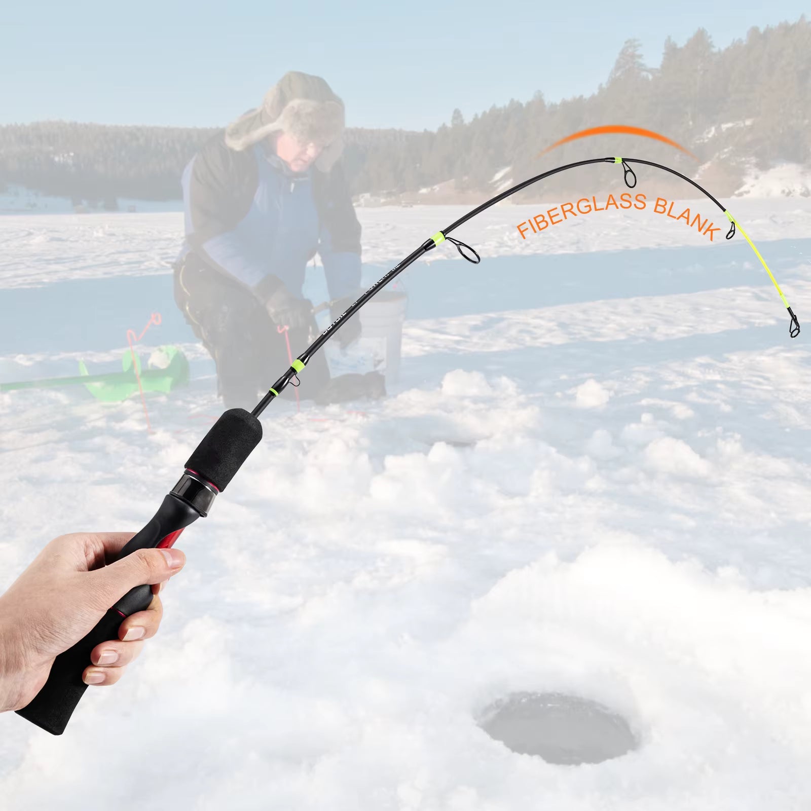 Ice fishing – Hayes Expedition