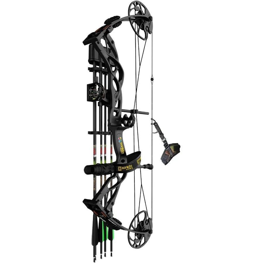 Sanlida Dragon X9 Ready to Hunt Compound Bow Package for Adults Archer ...